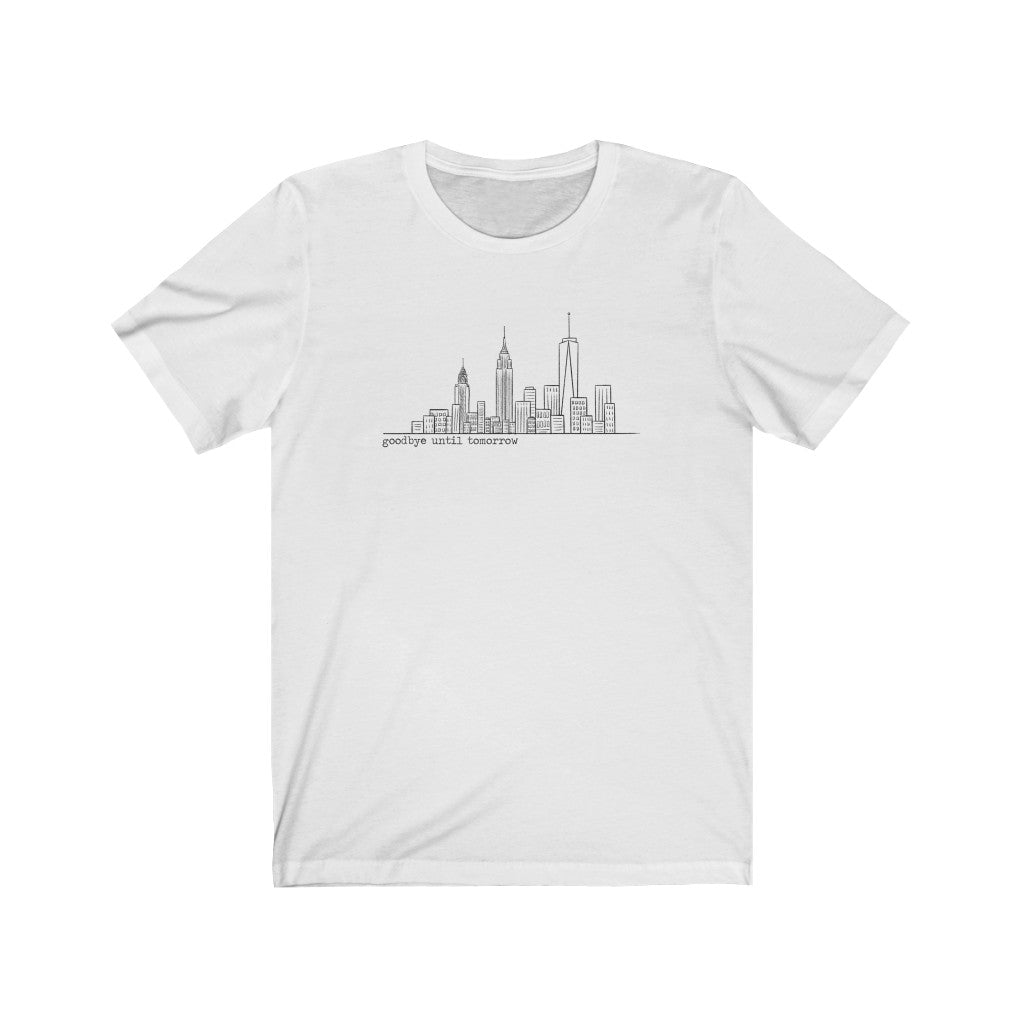 Goodbye Until Tomorrow Short Sleeve Tee – Places Please Co